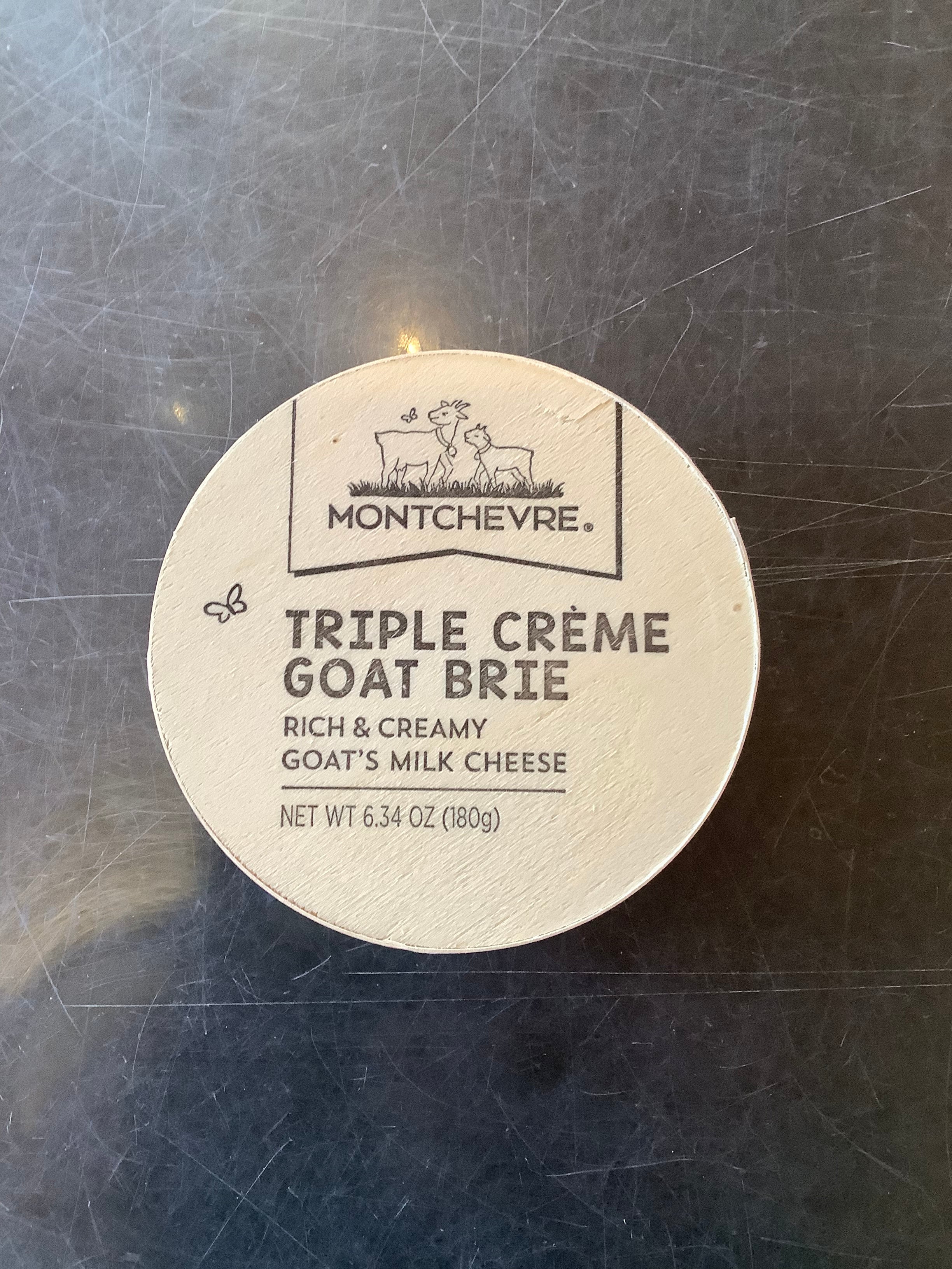 GOAT BRIE TRIPLE CREME MONTCHEVRE 6.34oz | Cape Abilities Farm